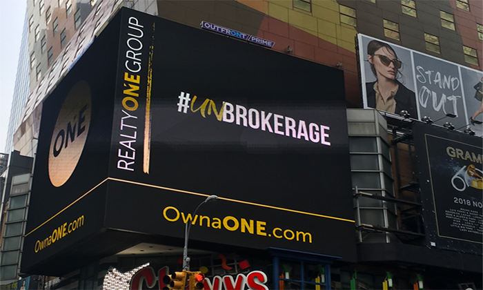 Realty ONE Group Launches Billboard Campaign in New York City's Time ...