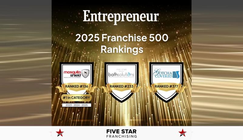 Five Star Franchising brands named among Entrepreneur's fastest-growing ...