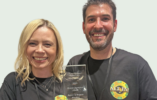 Home Helpers Home Care: Aaron & Bojana Winaker Find the Perfect Fit ...